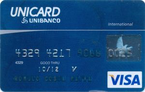 Cartões de bancos: Unicard (Unibanco, BrasilCol:BR-VI-0004.02