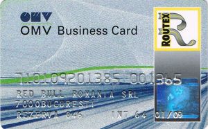 Functional Card: OMV Business Card (Filling Stations, Romania(OMV) Col ...