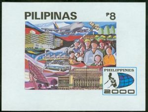Stamp: "Philippines 2000" (Philippines(Philippines 2000) Mi:PH BL67,Sn ...