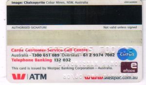 Bank Card: W Australias First Bank - Handycard (Westpac Banking ...