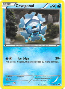 Game Card: Cryogonal (Pokémon TCG(Boundaries Crossed Set) Col:PKM-BCS ...