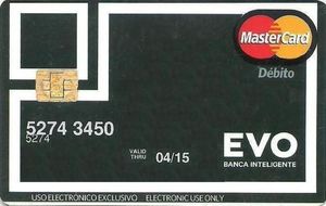 Bank Card: EVO negro (Banco EVO, SpainCol:ES-MC-0146.02