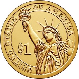 Coin: 1 Dollar (38 th president Gerald R. Ford - 1974~1977) (United ...