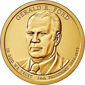 Coin: 1 Dollar (38 th president Gerald R. Ford - 1974~1977) (United ...
