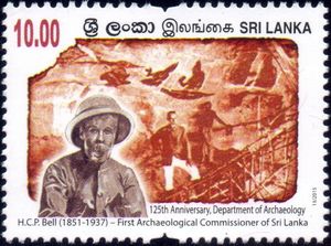 Stamp: H.C.P. Bell, Archaeological Commissioner (Sri LankaMi:LK 2035,Sn ...
