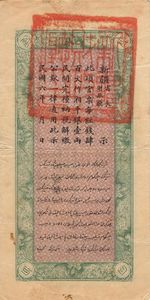 Banknote: 400 Cash (China(Specialized Issues - Provincial Banks) Wor:P ...