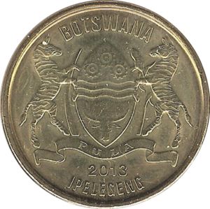 Moneda: 1 Pula (Botswana(1976~Actualidad - Circulación (Pula)) WCC:km35