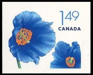 Stamp: Himalayan blue poppy (Canada(Flower Definitives (1st series)) Mi ...