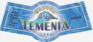 Drink Label: Temenia Gazoza (TEMENIA IKE, GreeceCol:GR-SODA-000033 🏷️