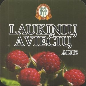 Beer Coaster: Raudonuju Dobilu Alus/Laukiniu Avieciu Alus (Piniavos ...