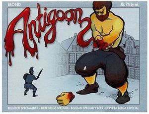 Drink Label: Antigoon (Brouwerij The Musketeers, BelgiumCol:BE-BEER-003827