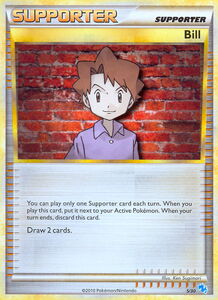 Game Card: Bill (Pokémon TCG) (Heartgold Soulsilver Trainer Kit ...