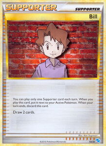 Game Card: Bill (Pokémon TCG(Heartgold Soulsilver Trainer Kit ...