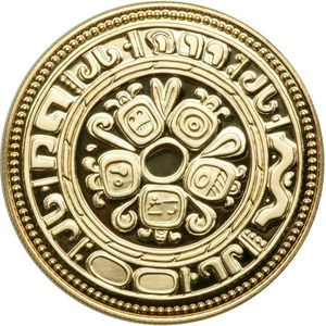 Moneda: 100 Dollars (Ancient Mayan symbols) (Belize(1973~Today ...