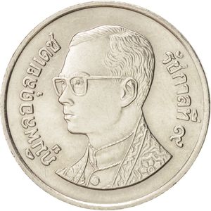 Coin: 1 Baht (Thailand(1946~2008 - Rama IX (Bhumipol Adulyadej)) WCC:y183