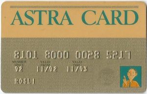 Functional Card: Astra Card (Insurance, Indonesia(Astra) Col:ID-ASTR-001