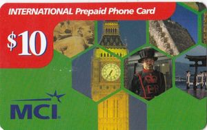 Phonecard: MCI International Prepaid Phone Card (MCI (MCI), United ...