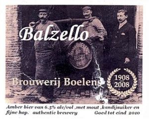 Drink Label: Balzello (Boelens, BelgiumCol:BE-BEER-004007