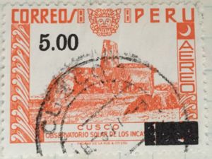 Stamp: Machu Picchu at Cuzco - Overprint (Peru(Previous Issues ...