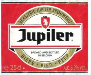 Drink Label: Jupiler (Brasserie Piedboeuf (InBev), BelgiumCol:BE-BEER ...