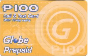 Phonecard: P100 - Call & Text Card (Mobile Philippines, Philippines ...