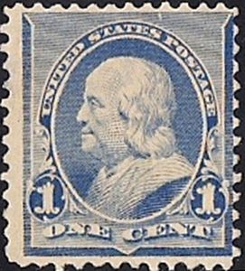 Stamp: Benjamin Franklin (1706-1790), leading author and politician ...