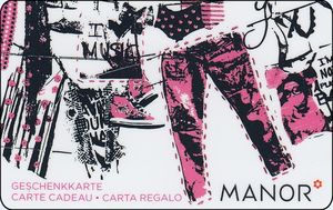 Gift Card: Clothes (Manor, Switzerland(Manor) Col:CH-MAN-120a