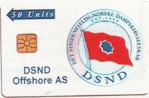 Phonecard: DSND Offshore Gas (Oil Rigs, United Kingdom of Great Britain ...