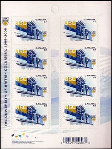 Stamp: University of British Columbia (Canada(Canadian Universities ...