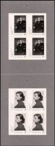 Stamp: Yousuf Karsh - Audrey Hepburn / Sir Winston Churchill (Canada ...