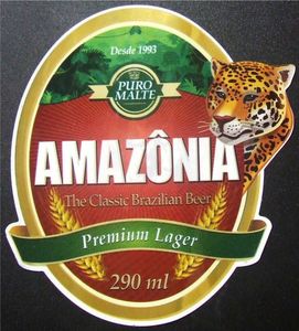 Drink Label: Amazônia Premium Lager (Cervejaria Amazônia Ltda ...