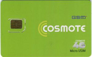 Phonecard: Cosmote 4G Micro USIM LTE (Cosmote, Greece) (SIM GSM ...
