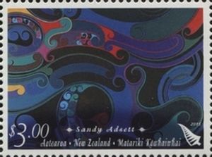 Stamp: Sandy Adsett (New Zealand(Matariki (Maori New Year) 2015 ...