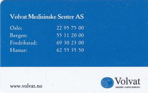 Functional Card: Volvat. Medlemskort (Hospitals and Clinics, Norway ...