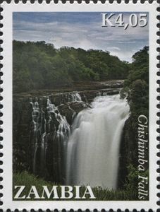 Stamp: Chishimba Falls (Zambia(Waterfalls of Zambia) Mi:ZM 1736,Sn:ZM ...