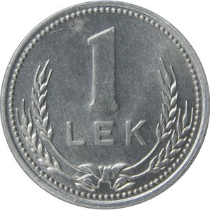 Moneda: 1 Lek (Circulation) (Albania) (Monedas emitidas por el Baco ...