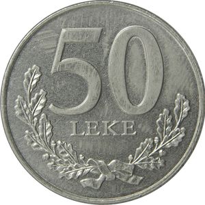 Madeni paralar: 50 Lekë (King Gentius) (Arnavutluk(1991-günümüz ...
