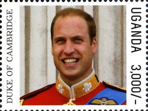 Stamp: Birth of HRH Prince George of Cambridge (Uganda(Birth of HRH ...