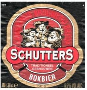 Etiqueta de bebida: Schutters Bokbier (Cambrinus Brouwerij, Países ...