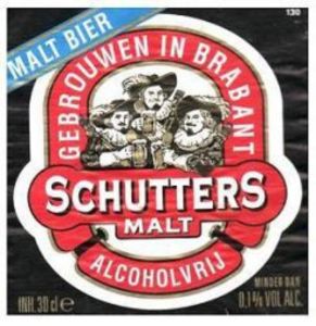 Etiqueta de bebida: Schutters Malt (Cambrinus Brouwerij, Países ...