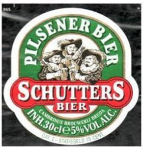Etiqueta de bebida: Schuttersbier '87 (Cambrinus Brouwerij, Países ...