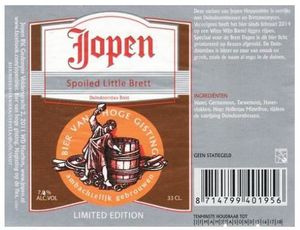 Drink Label: Spoiled Little Brett (Jopen, NetherlandsCol:NL-BEER-002654