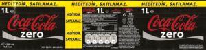 Drink Label: Coca Cola-Zero (Coca Cola İçecek A.Ş., Türkiye (Turkey)Col ...