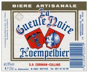 Drink Label: La Gueule Noire (Brasserie de Silly, BelgiumCol:BE-BEER-004615