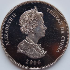 Coin: 1 Crown (Black Prince) (Tristan da Cunha(TCC002 - One Crown ...