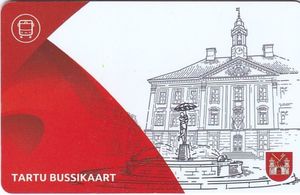 Transport Ticket: Tartu Bussikaart (Tartu Linna Transpordikeskus ...