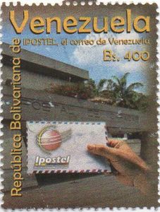 Stamp: IPOSTEL Emblem on Envelope (Venezuela(Ipostel) Mi:VE 3728,Sn:VE ...