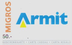 Geschenkkarte: Armit (Migros, Schweiz(Migros) Col:CH-MIG-0644-050-V7
