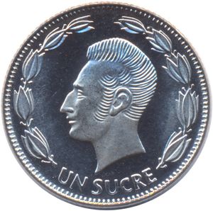 Moneda: 1 Sucre (Ecuador) (1932~2000 - Sucre) WCC:km89