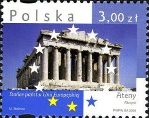 Stamp: Athens (Poland(Capital Cities of EU States) Mi:PL 4395,Sn:PL ...